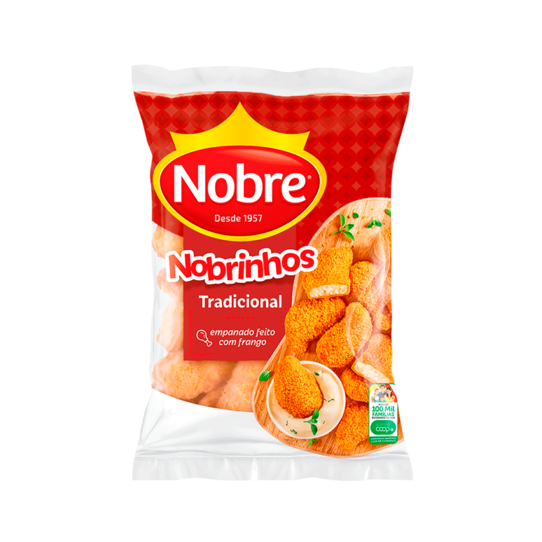Nobre Alimentos - Empanados Nobrinhos 900g